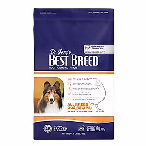 Best Breed Dr. Gary's All Breed Dog Diet Made in USA [Natural Dry Dog Food for All Breeds & Sizes] - 28lbs., Dark Brown, Medium