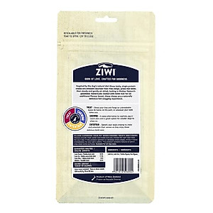 ZIWI Dog Chews and Treats – All Natural, Air-Dried, Single Protein, Grain-Free, High-Value Treat, Snack, Reward (Lamb Ears) 2.1 Ounce (Pack of 1)