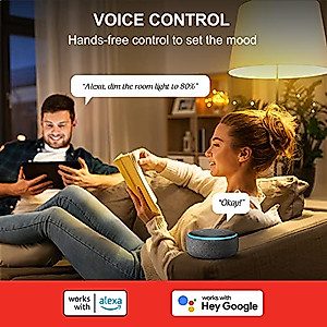 Sengled Alexa Light Bulb, WiFi Light Bulbs, Smart Light Bulbs, Smart Bulbs that Work with Alexa & Google Assistant, A19 Soft White (2700K) No Hub Required, 800LM 60W Equivalent High CRI>90, 4 Pack