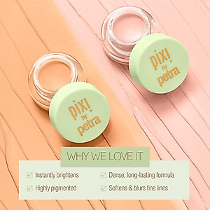 Pixi Correction Concentrate - Brightening Peach | Under Eye Colour Corrector | Illuminating Concealer For Under Eyes | 0.1 Fl Oz