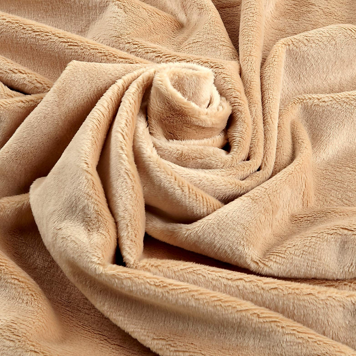 Shannon Minky Solid Cuddle 3 Camel, Fabric by the Yard