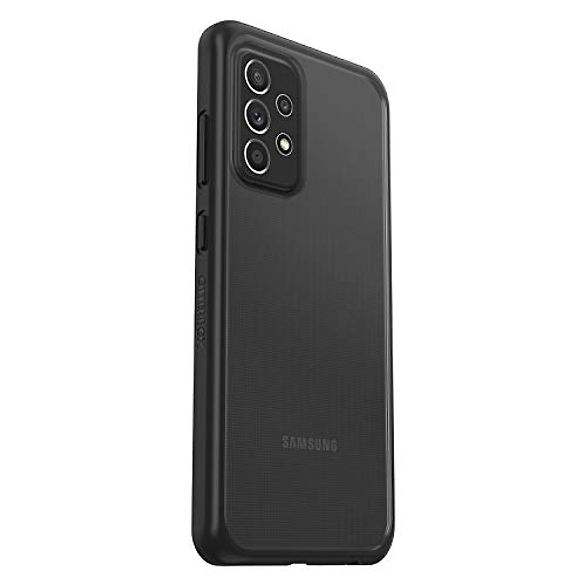 OtterBox Sleek Series Case for Galaxy A52 / A52 5G / A52s 5G, Shockproof, Drop Proof, Ultra-Slim, Protective Thin Case, Tested to Military Standard, Clear/Black, No Retail Packaging