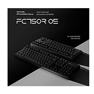 Leopold FC750R OE Black Purple OEM Profile PBT DoubleShot Keycap (Brown Switch)