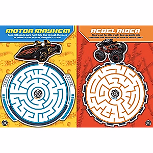 Hot Wheels: Race Cars vs. Monster Trucks: 100% Officially Licensed by Mattel, Activities, Tattoos, & Press-Out Cards for Kids Ages 4 to 8