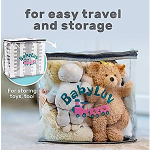 Baby Play Mat, Thick Floor Mats for Crawling, Easy-to-Clean Play Mat with 16 Tiles for Multiple Patterns Assembly, Grey and White, 49” X 49” - BabyLUV