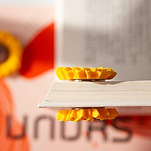 Cute Sunflower Fridge Magnet for Adult, Funny Refrigerator Decorative Magnets for Kitchen, Locker and Office Whiteboard (Sunflower x 12 PCS)