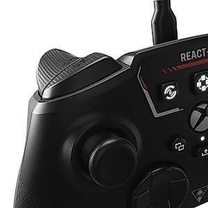 Turtle Beach REACT-R Controller Wired Game Controller – Xbox Series X, Xbox Series S, Xbox One & Windows – Audio Controls, Mappable Buttons, Textured Grips – Black