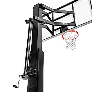 Spalding 888™" Series 72" Tempered Glass In-Ground Basketball Hoop