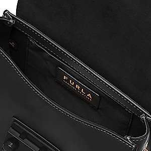 Furla(フルラ) Metropolis Mini Crossbody Round, Nero