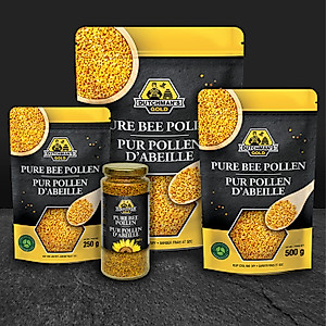 Dutchman's Gold Bee Pollen Granules (500g) - Pure Dried Pollen - Natural Superfood with Vitamins, Minerals, Proteins - Raw and Unprocessed Alternative to Nutritional Supplements