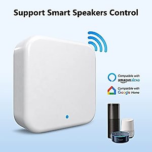 YRHAND Smart Lock WiFi Gateway Smart Hub WiFi Hub TT Lock App Gateway Smart Goor Lock with Remote Control Smart hubs Compatible with Alexa Google Home,WiFi Bridge for Door Locks