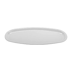 G.E.T. OP-624-W Melamine Oval Serving Platter, 23.25" x 16.75", White