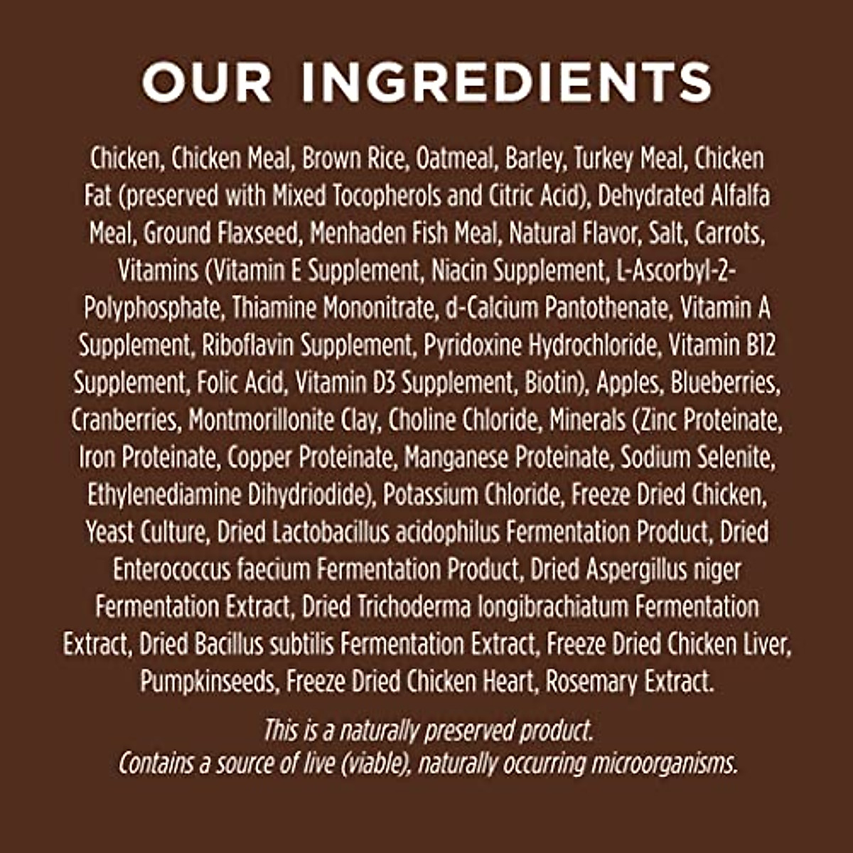 Instinct Be Natural Real Chicken & Brown Rice Recipe Natural Dry Dog Food, 25 lb. Bag