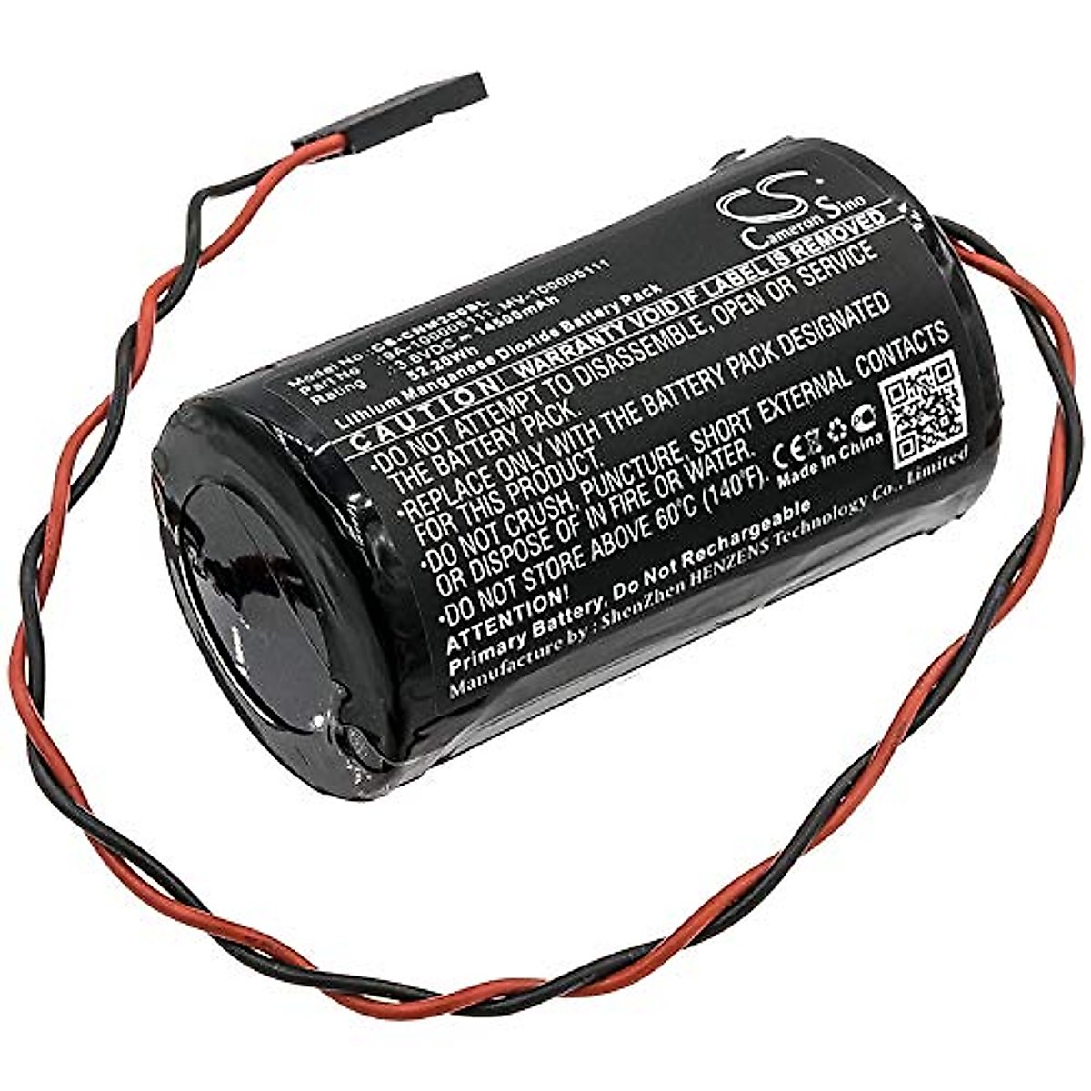 KDXY Compatible with Battery Cameron Nuflo 9A-100005111, LS33600-CN1, MV-100005111 MC-II Plus, MC-II Plus EXP, MC-III Plus EXP Flow Analyzer, MC-III Plus Flow Analyzers