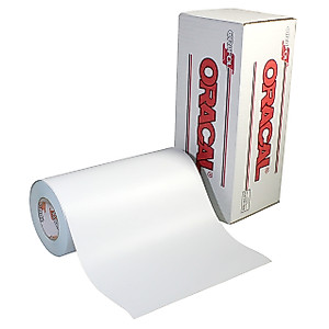 ORACAL 651 Permanent Matte Vinyl (12"x6FT Matte, White) (Original Version)