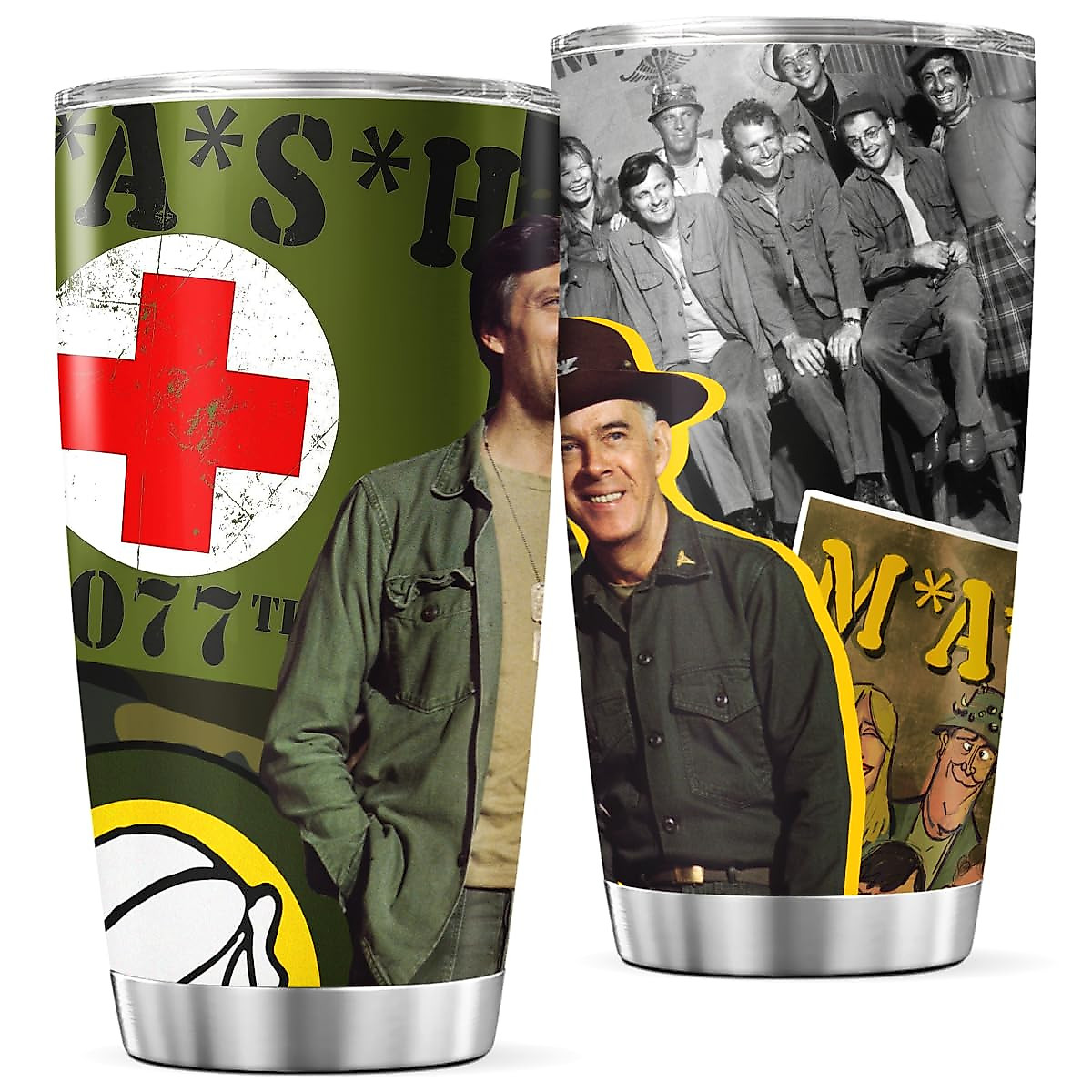 Tumbler Mash Steel 4077 Insulated Collage 20 30 Oz Coffee Stainless