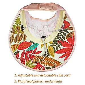 HINDAWI Sun Hats for Women Wide Brim Sun Hat UV Protection Visor Floppy Summer Packable Caps Light Pink