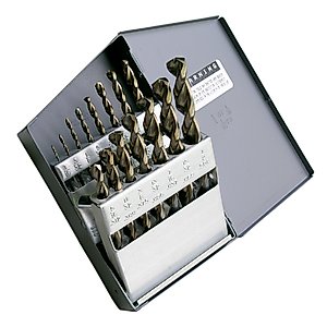 Cle-line Jobber Drill Set,15 pc,HSS C18620