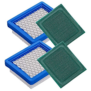 HIFROM 36046 Air Filter with 36634 Pre Filter Replacement for Tecumseh Oh95 Oh195 Ohh50 Ohh55 Ohh60 Ohh65 Vlv50 Vlv55 Vlv60 Vlv66 Vlv126 4 5.5 Hp Engines
