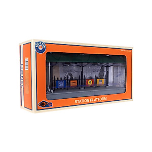 Lionel Electric O Gauge Model Train Accessories for 168 months to 999 months, Illuminated Station Platform , Green