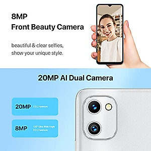 UMIDIGI F3 SE Smartphone (4GB + 128GB) Unlocked Cell Phone, 6.7'' Screen Phone and 20MP AI Camera Cell Phone, 5150mAh Battery Android 11 Unlocked Android Phone Global Version……