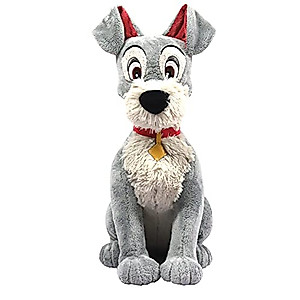 Disney 13-inch Large Tramp Stuffed Animal, Dog, Lady and the Tramp Plush