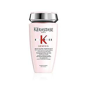 KERASTASE Genesis Bain Nutri-Fortifiant Shampoo | For Weakened Hair Prone to Falling Due to Breakage from Brushing | Provides Intense Nourishment | With Ginger Root | For All Hair Types | 8.5 Fl Oz