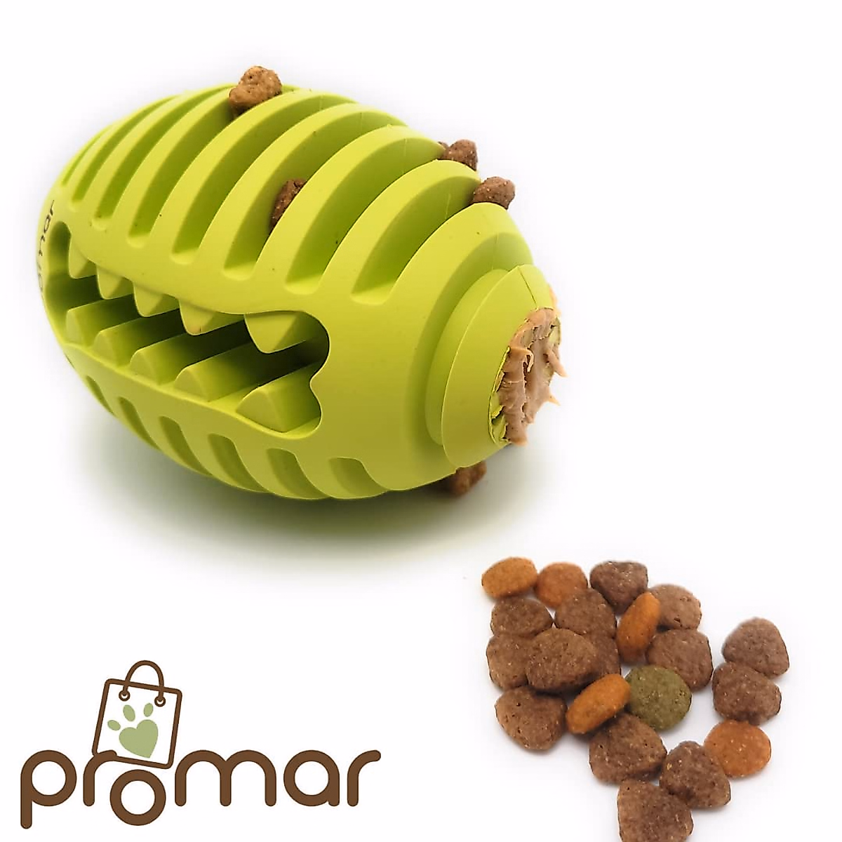Promar Dog Chew Toys for Aggressive Chewer - Dog Ball Treat Dispenser Toys for Large Dogs and Medium Dogs Dog Puzzle Toys Dog Dental Toys Dog Slow Feeder Toy for Dog Interactive.