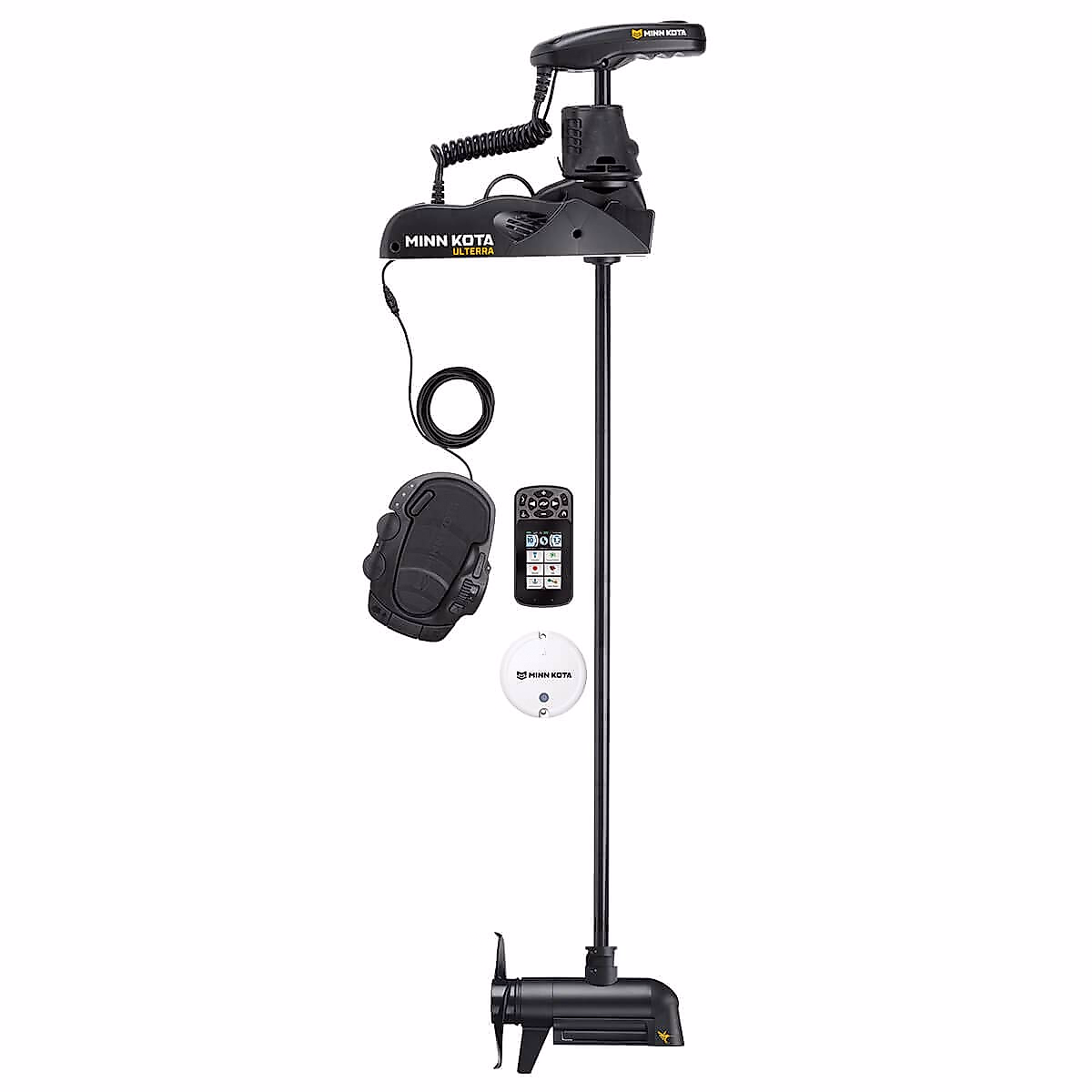 Minn Kota 1358996 Ulterra Freshwater Electric-steer Bow-Mount Trolling Motor with MEGA Down/Side Imaging & i-Pilot Link GPS, 112-lbs Thrust, 72" Shaft