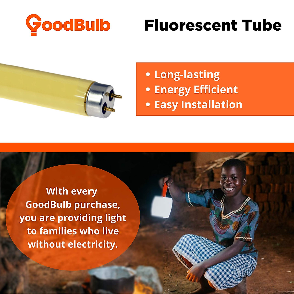 GoodBulb 32-Watt Screen Room Gold Fluorescent Tubes | T8 Shape G13 Base | Gold Light Color | Screening Rooms for Print | Pack of 2 Bulbs