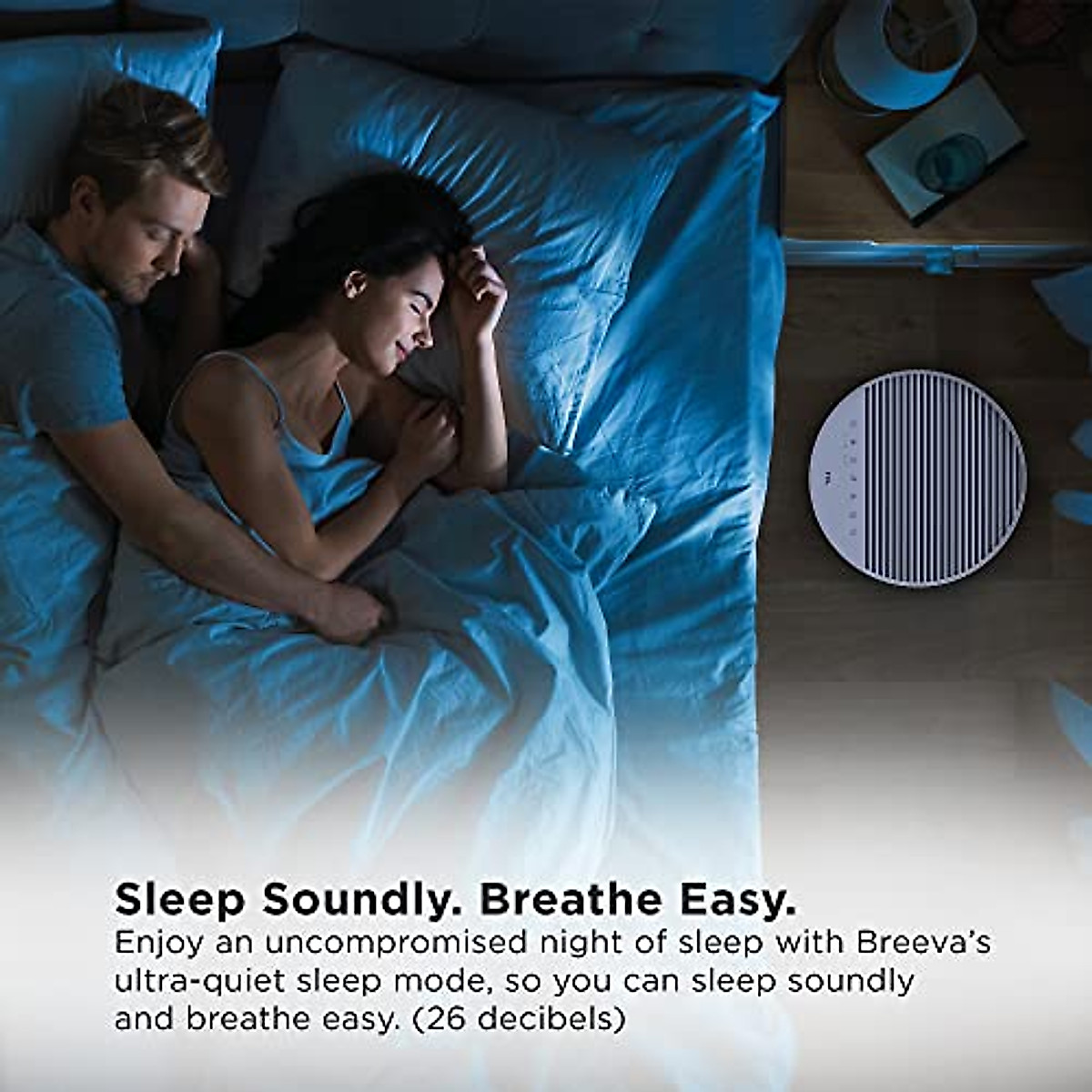 TCL Breeva A2 Smart Air Purifier with 4-Stage Clean, True HEPA (H13), Removes 99.97% of Dust/Bacteria/Odors & More, App & Voice Control, Auto Shield, Quiet, White (A215W)