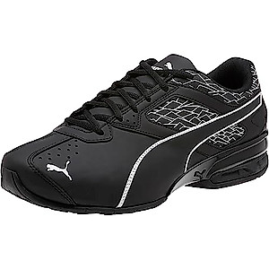 PUMA Mens Tazon 6 Cross Trainer, PUMA Mens Black-PUMA Mens Black, 9.5
