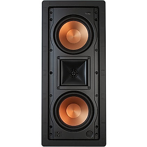 Klipsch R-5502-W II in-Wall Left, Center or Right (LCR) in-Wall or in-Ceiling Speaker Three-Pack