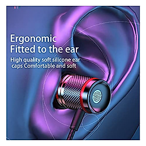 DSVOTVOT USB C Headphones, Earphones with Microphone,Type C Stereo Sound Headphones Wired in-Ear Earbuds for Samsung Galaxy S22 S21 FE OnePlus 10 9 Pro Google Pixel 6