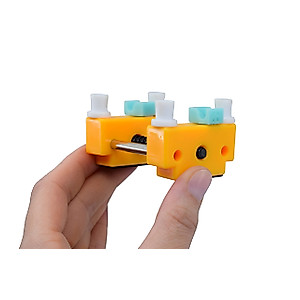 Teak Tuning Fingerboard Complete Builder Vise Tool - for Easy Truck Mounting & Tuning Adjustments - Zen Yellow Colorway