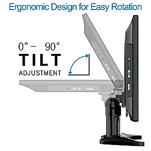 Feihe 17 Inch Full HD 1920x1200 LED Monitor with HDMI VGA Build-in Speakers, 60Hz Refresh Rate, 5ms Response Time, VESA Mounting