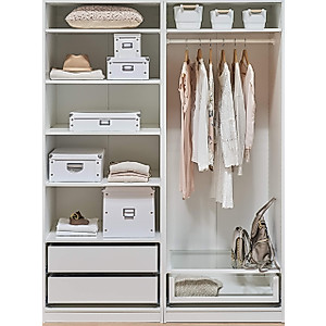 Zeller 17764 Storage Box 40 x 33 x 17 cm White Cardboard