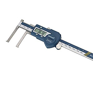SHAHE Electronic Inside Groove Caliper with Knife Edge, 8-150mm Range, 0.01mm Resolution,Accuracy ±0.04mm,Stainless Steel, Inch/Metric,Battery Included