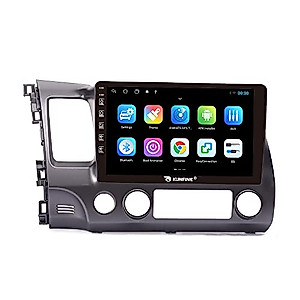 KUNFINE Android Radio CarPlay &Android Auto Autoradio Car Navigation Stereo Multimedia Player GPS Touchscreen RDS DSP BT WiFi Headunit Replacement for Honda Civic 2004-2011, if Applicable