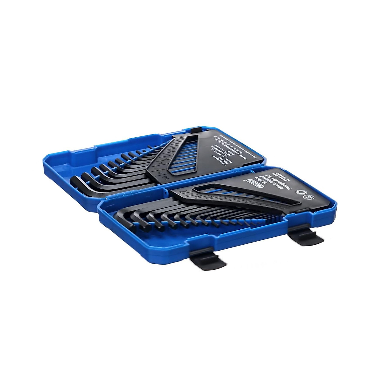 Draper 30 Piece Hexagon Allen Key Set - Metric/AF Combined Long Pattern with Case 33894