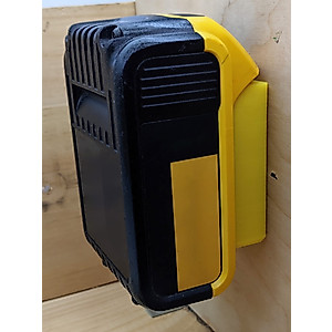 Barnyard Intel Wall Mount and Cover for Dewalt 20V Max (4-Pack Yellow)