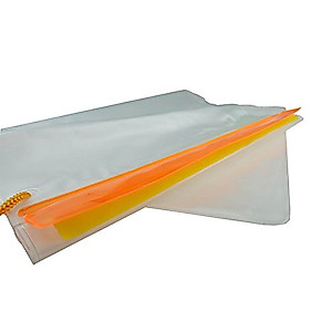 SE Set of 3 Waterproof Plastic Pouches with Hook and Loop Closure - TP126-3