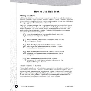 180 Days™: Science, Earth and Space Science for 4th Grade Practice Workbook for Classroom and Home, Cool and Fun Practice Created by Teachers (180 Days of Practice)