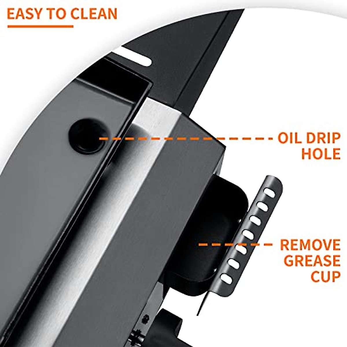 SKOK 2 Burner Gas Griddle- 17 Inch Outdoor Propane Griddle- 20000 BTU Propane Fuelled, Portable Flat Top Gas Grill Camping Griddle Station with Side Shelves for Kitchen, Outdoor BBQ, Camping Tailgating or Picnicking (Only Gas Griddle)