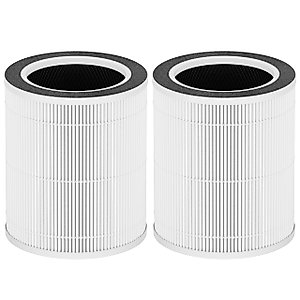 Hichoryer VK-6067B H13 True HEPA Replacement Filter, Compatible with HOKEKI VK-6067B and Vremi Air Purifier, 3-in-1 H13 Grade True HEPA and Activated Carbon Filter, 2Pack