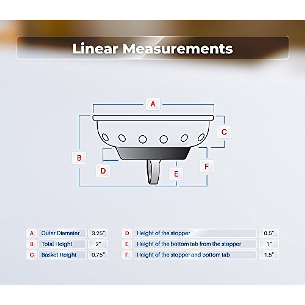 K&J Kitchen Sink Strainer Stopper - 2-in-1 Stainless Steel Spring Clip Kitchen Sink Drain Strainer and Stopper (Spring Clip - Universal)