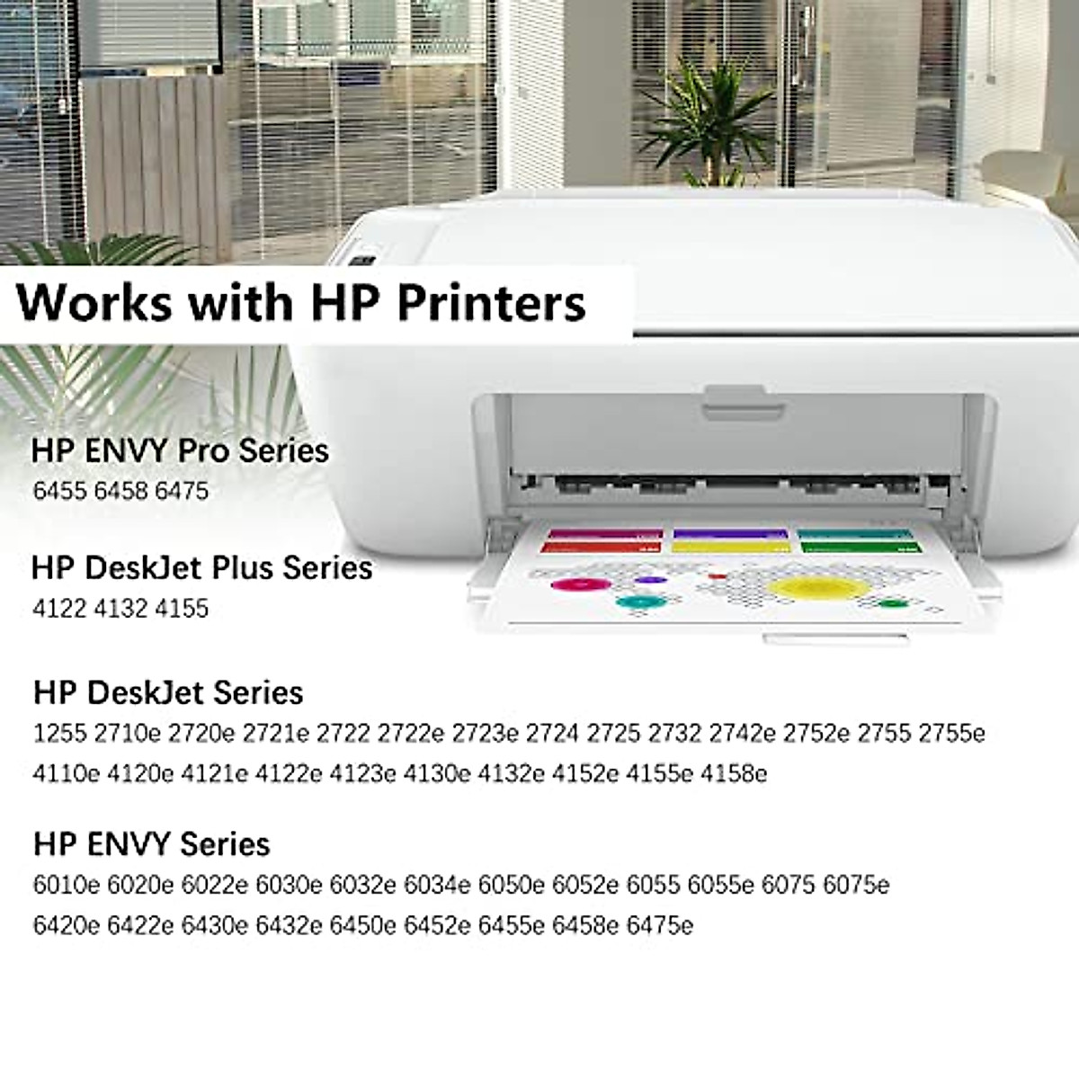 Ubinki 67XL Ink Cartridge Black for HP Ink 67 XL HP67 HP67XL for 2700 2700e 2752 2752e 2742e 2755 2755e 4100 4100e 4152e 4155 4155e Envy 6000 6055e 6055 6400 6458 6458e 6455 6455e Printer (2-Pack)