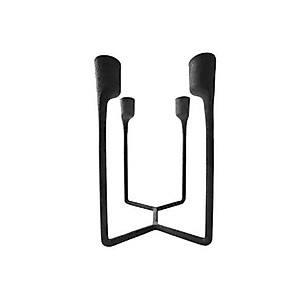 Normann Copenhagen Candle Stand, Black, 11,5x11,5x20