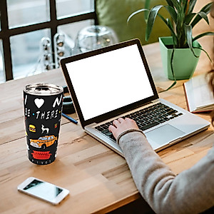 20 oz Stainless Steel Tumbler with Lids,Funny Fans Lovers Merchandis,Friendship Gifts,Coffee Mugs Double Walled Insulated Tumbler Travel Coffee Cup Keeps Drinks Cold & Hot