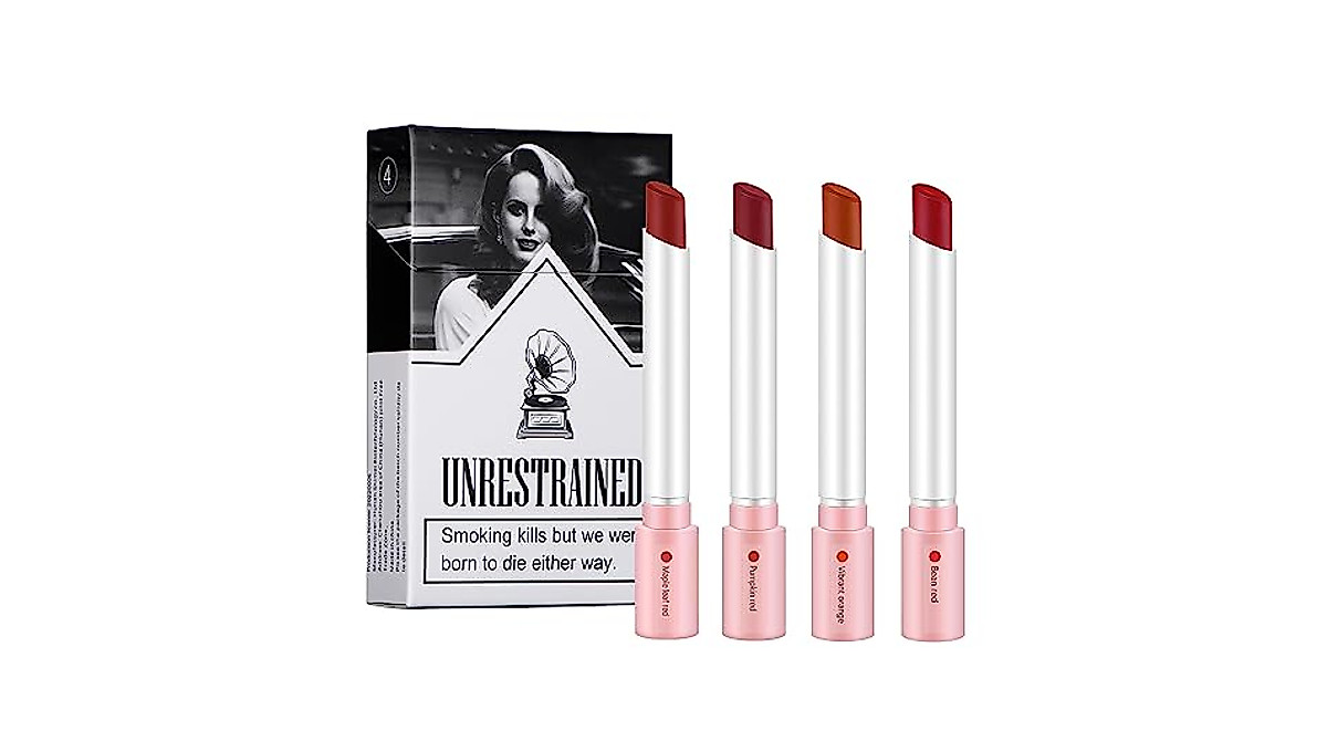 Matte Cigarette Lipstick Set – Long Lasting & Waterproof